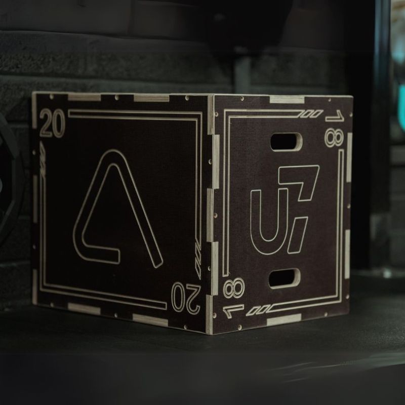 Custom Wooden Plyo Box with Logo - Fitness Equipment Ireland