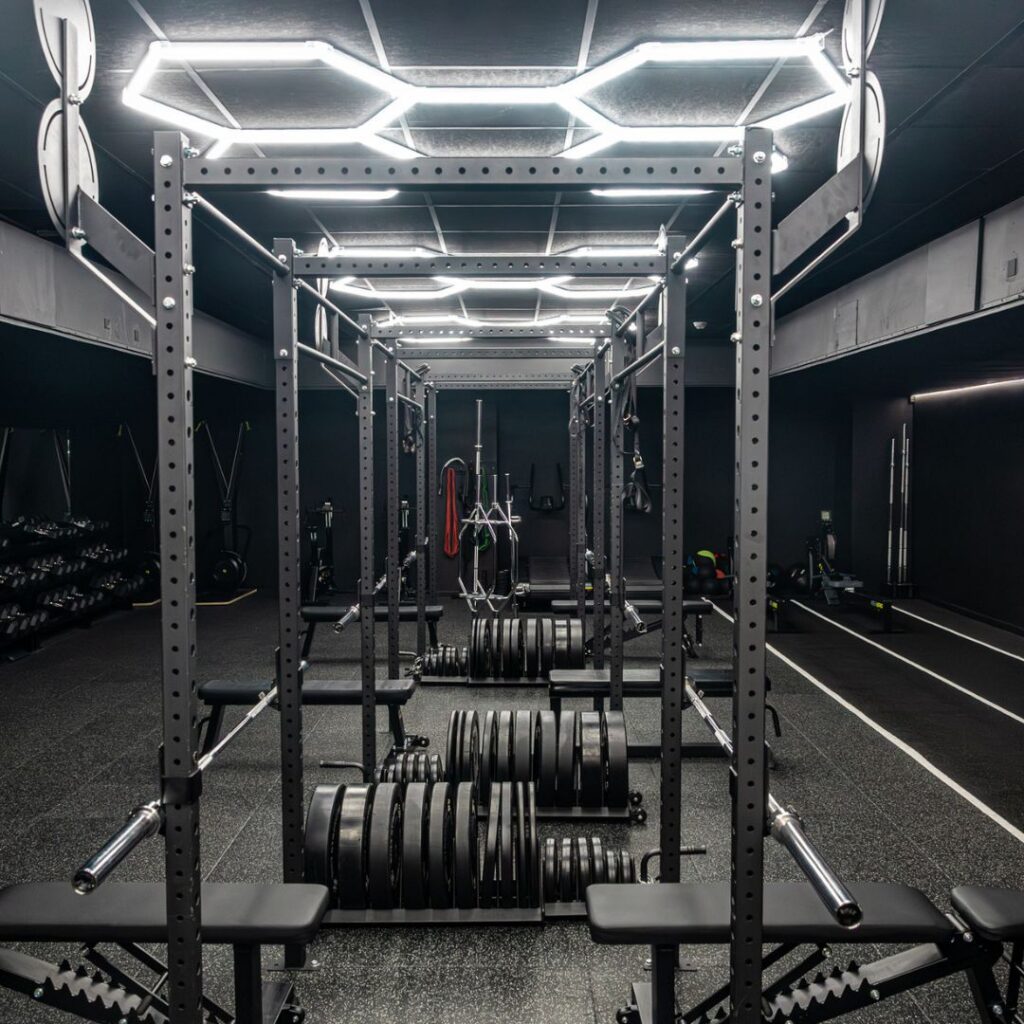 Modular Hex LED Gym Lighting - Fitness Equipment Ireland