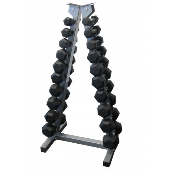 Dumbbell Triangle Stand 1-10kg Pairs - Fitness Equipment Ireland