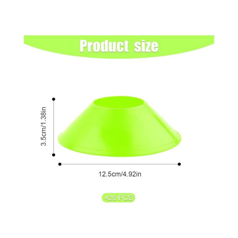 25pcs Soccer Cones for Training - Fitness Equipment Ireland